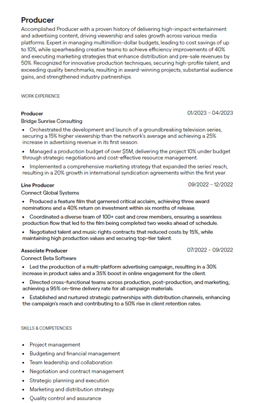 1,500+ Resume Examples (+Tools & Guidance) to Win in 2024