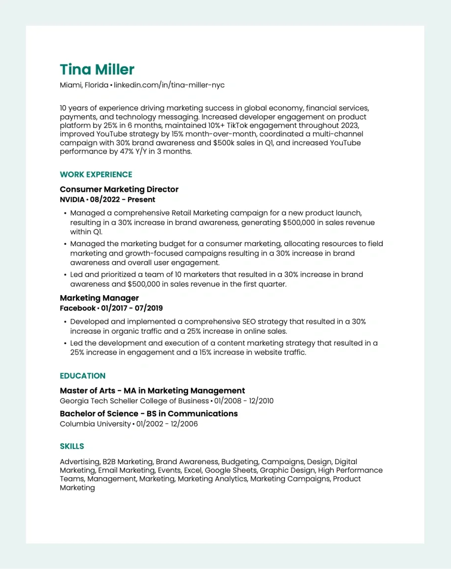 How to Make Your Resume Stand Out and Land Your Dream Job | Teal