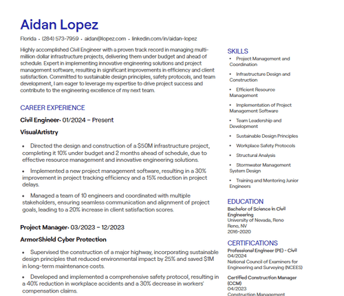 7 Engineering CV Examples [+ Free Templates]