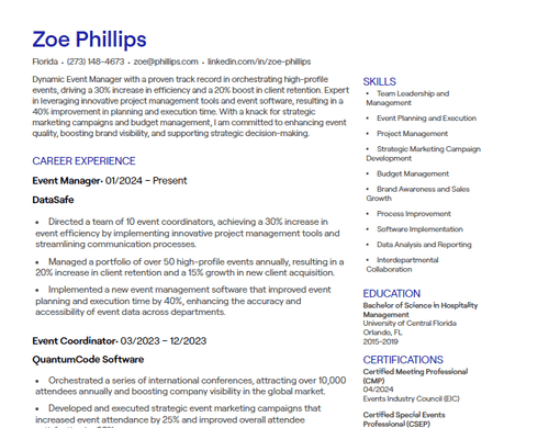 20 Project Manager CV Examples [+ Free Templates]