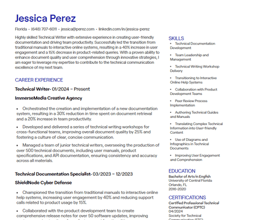 8 Copywriter CV Examples [+ Free Templates]