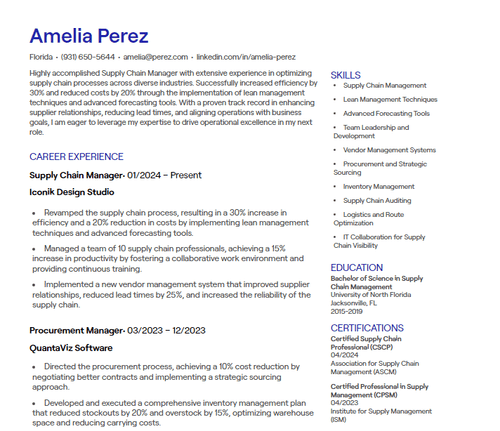 22 Operations Manager CV Examples [+ Free Templates]