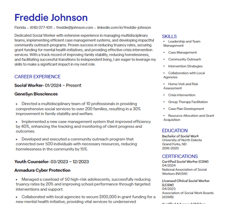 5 Social Worker CV Examples [+ Free Templates]