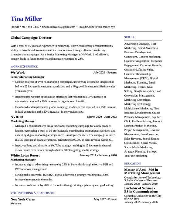 9 Visual Resume Templates to Nail Your Next Job Application