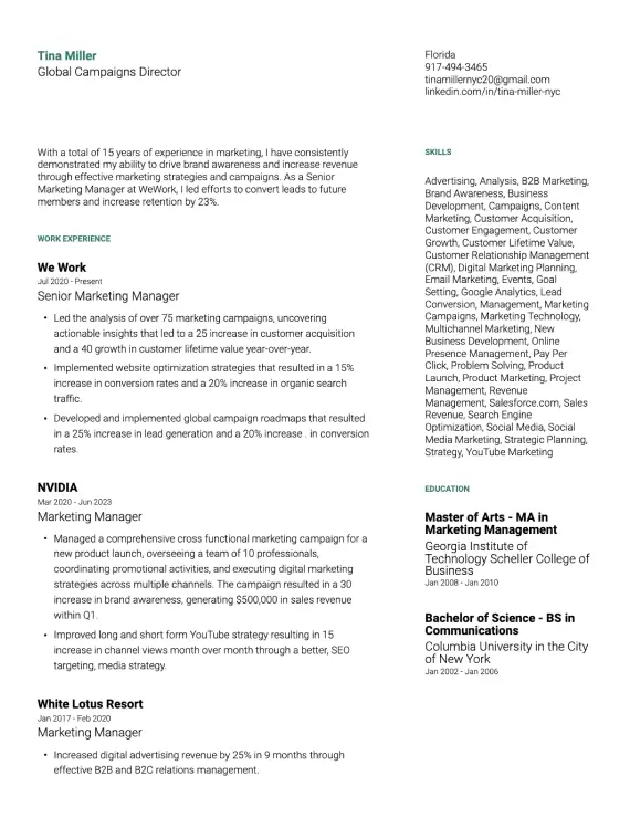 9 Visual Resume Templates to Nail Your Next Job Application