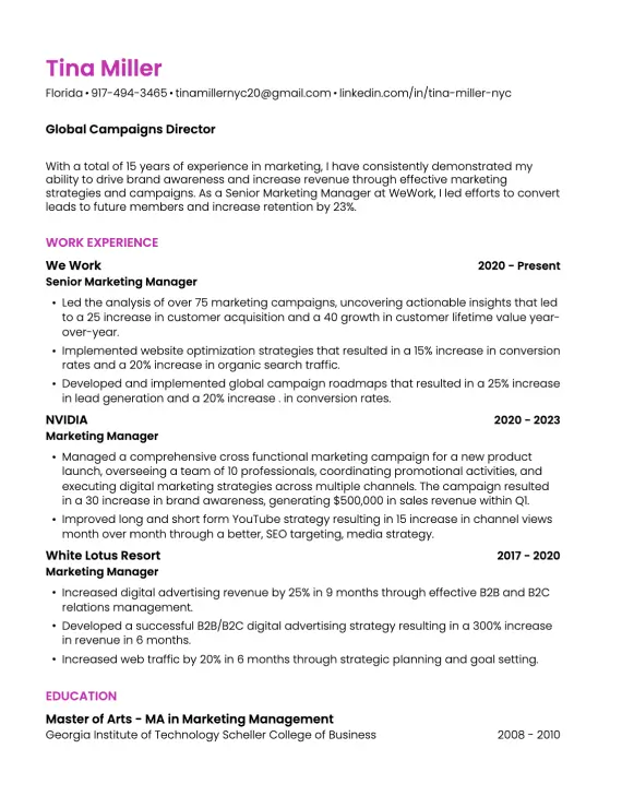 9 Visual Resume Templates to Nail Your Next Job Application