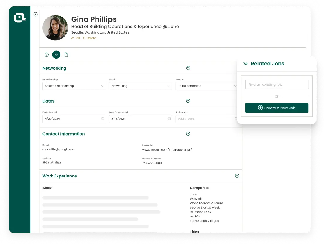 Free Networking CRM - Track & Manage Your Professional Contacts | Teal