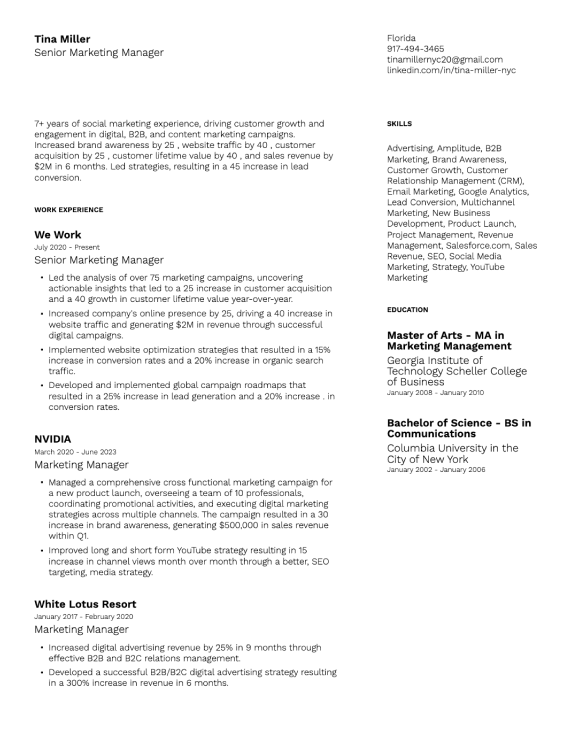 9 Corporate Resume Templates to Nail Your Next Job Application
