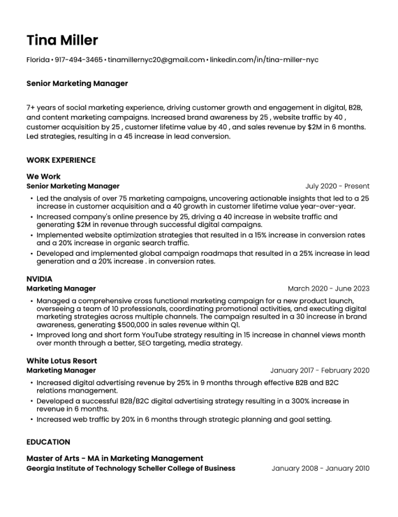 9 Corporate Resume Templates to Nail Your Next Job Application