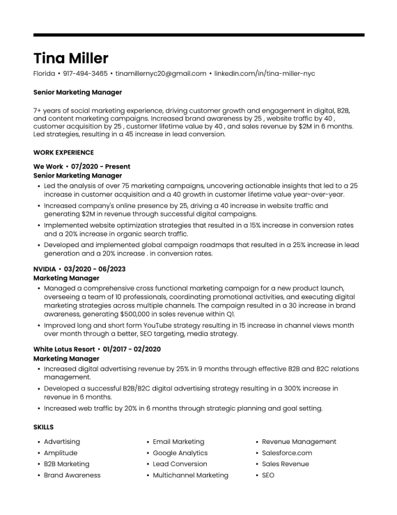 9 Corporate Resume Templates to Nail Your Next Job Application