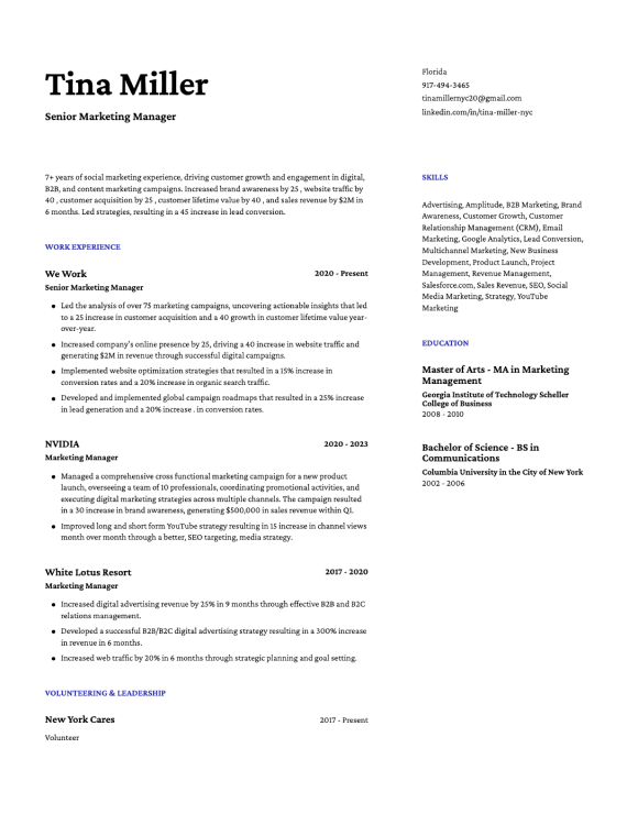 9 Corporate Resume Templates to Nail Your Next Job Application