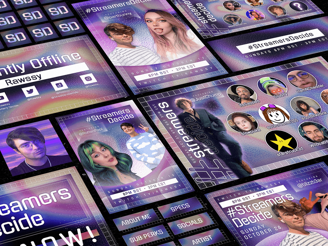 MikaMiba || Graphic Designer for Content Creators and Streamers || HOME