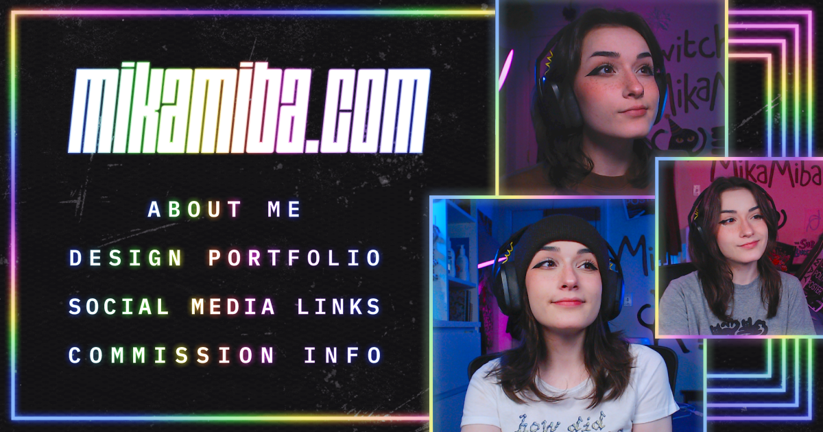 MikaMiba || Graphic Designer for Content Creators and Streamers || HOME