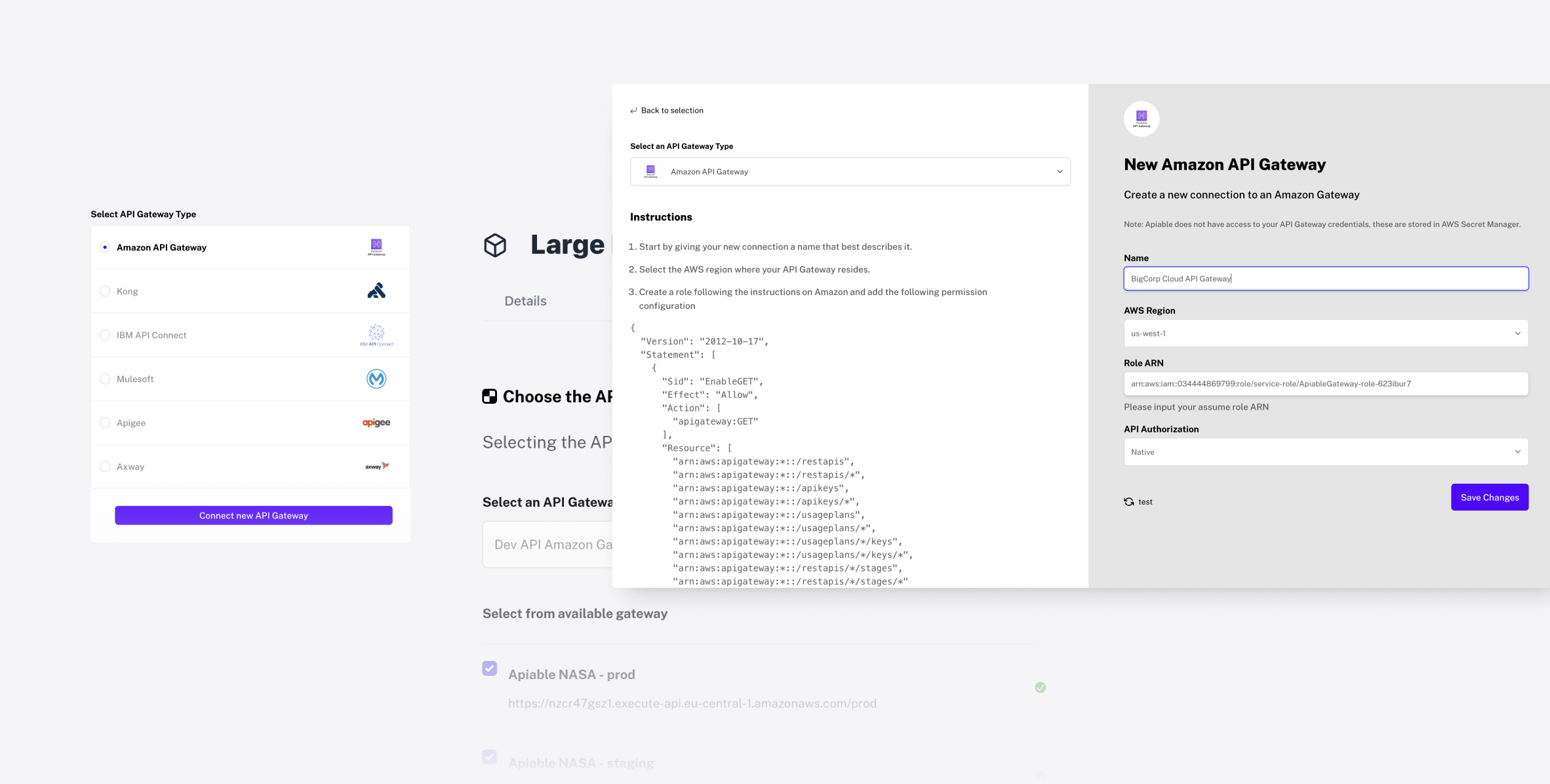 Amazon API Gateway with Apiable