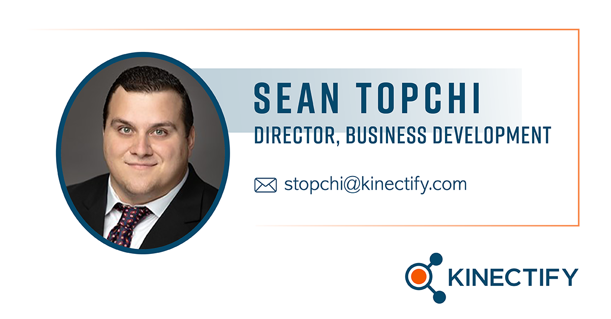 Kinectify Hires Sean Topchi as Director of Business Development