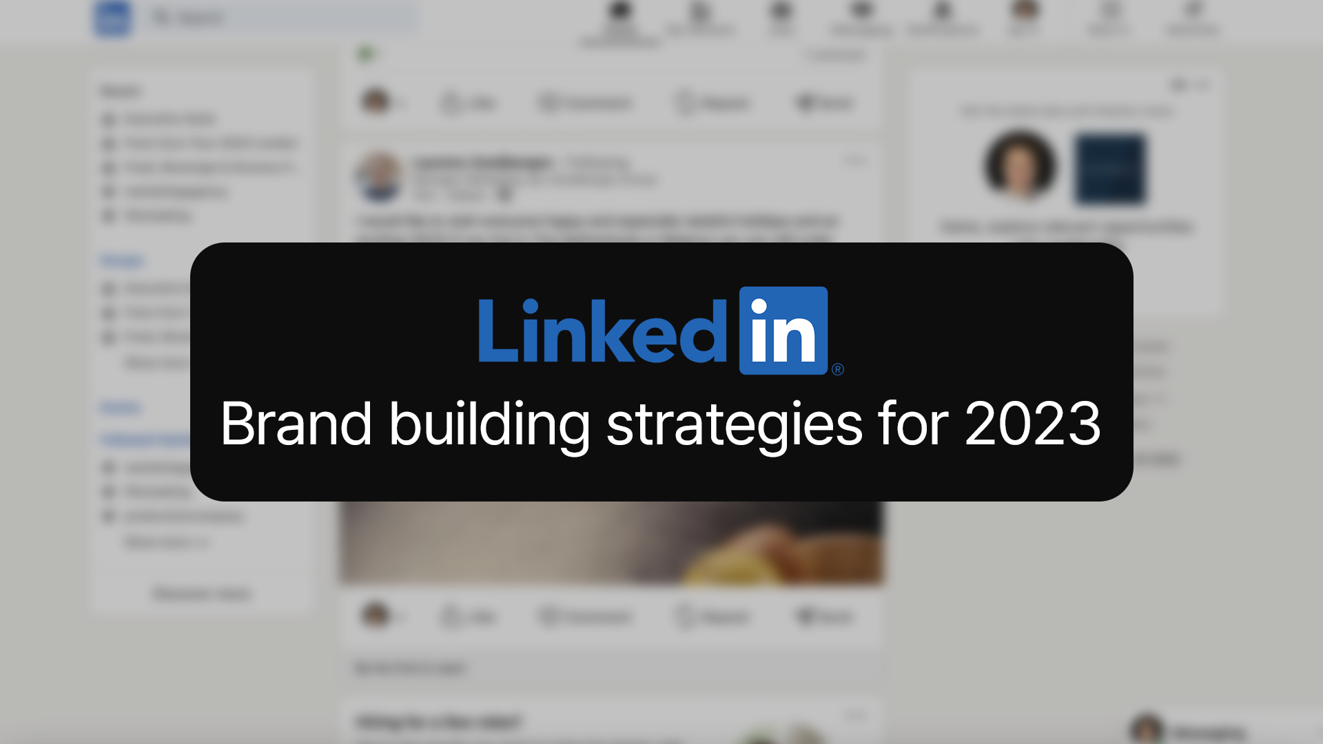 How to Build Your Brand on LinkedIn in 2023