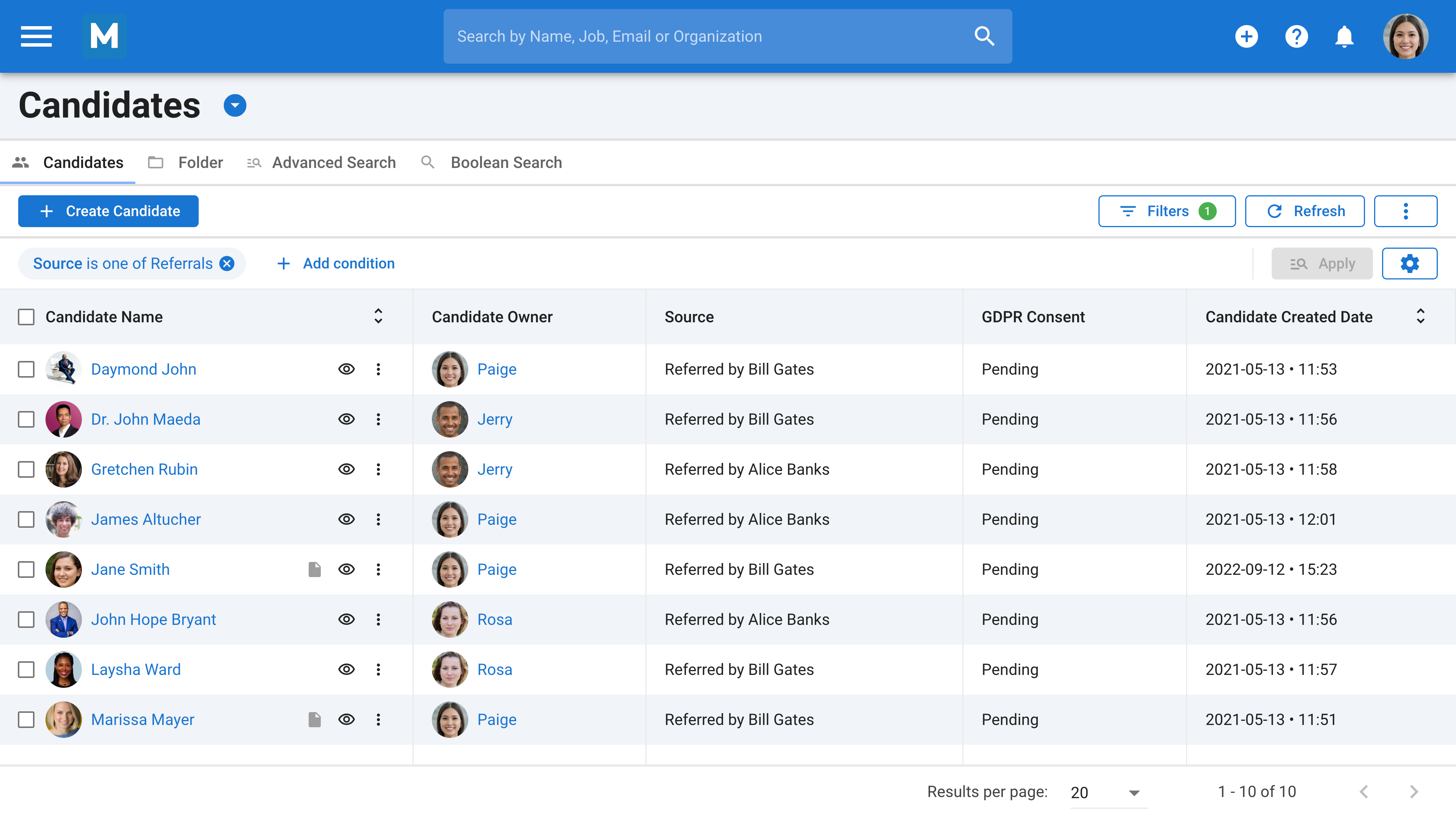 Candidate Sourcing | Manatal.com | AI Recruitment Software