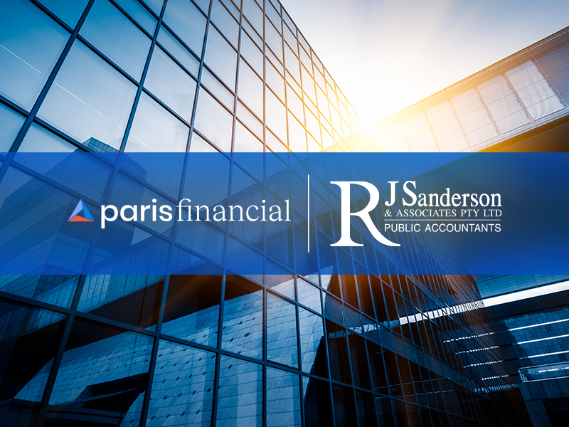 R J Sanderson & Associates - Transition from Paris Financial to R J ...