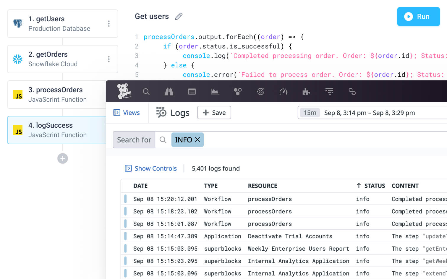 Observability - Superblocks