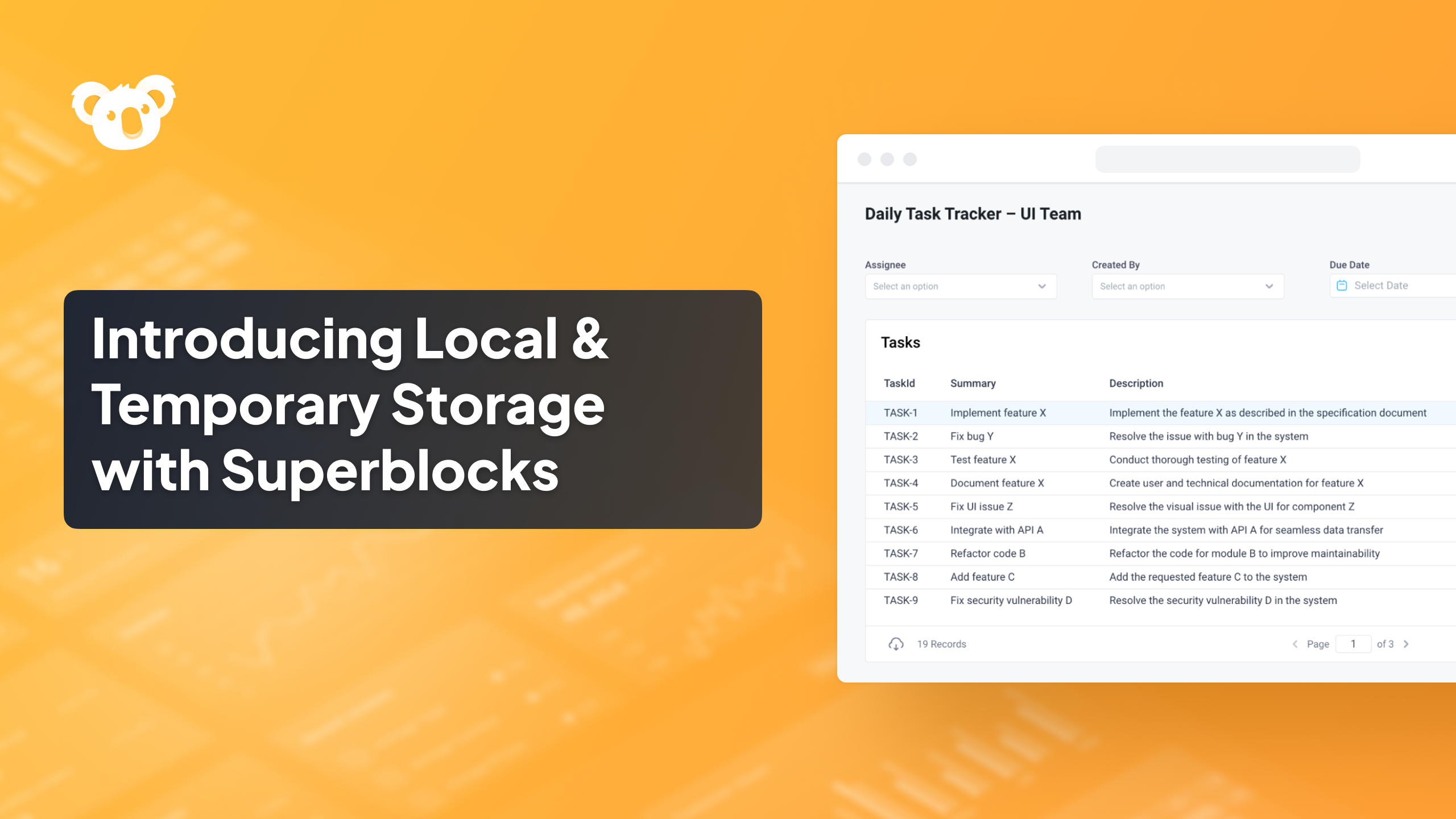 Introducing Local & Temporary Storage with Superblocks
