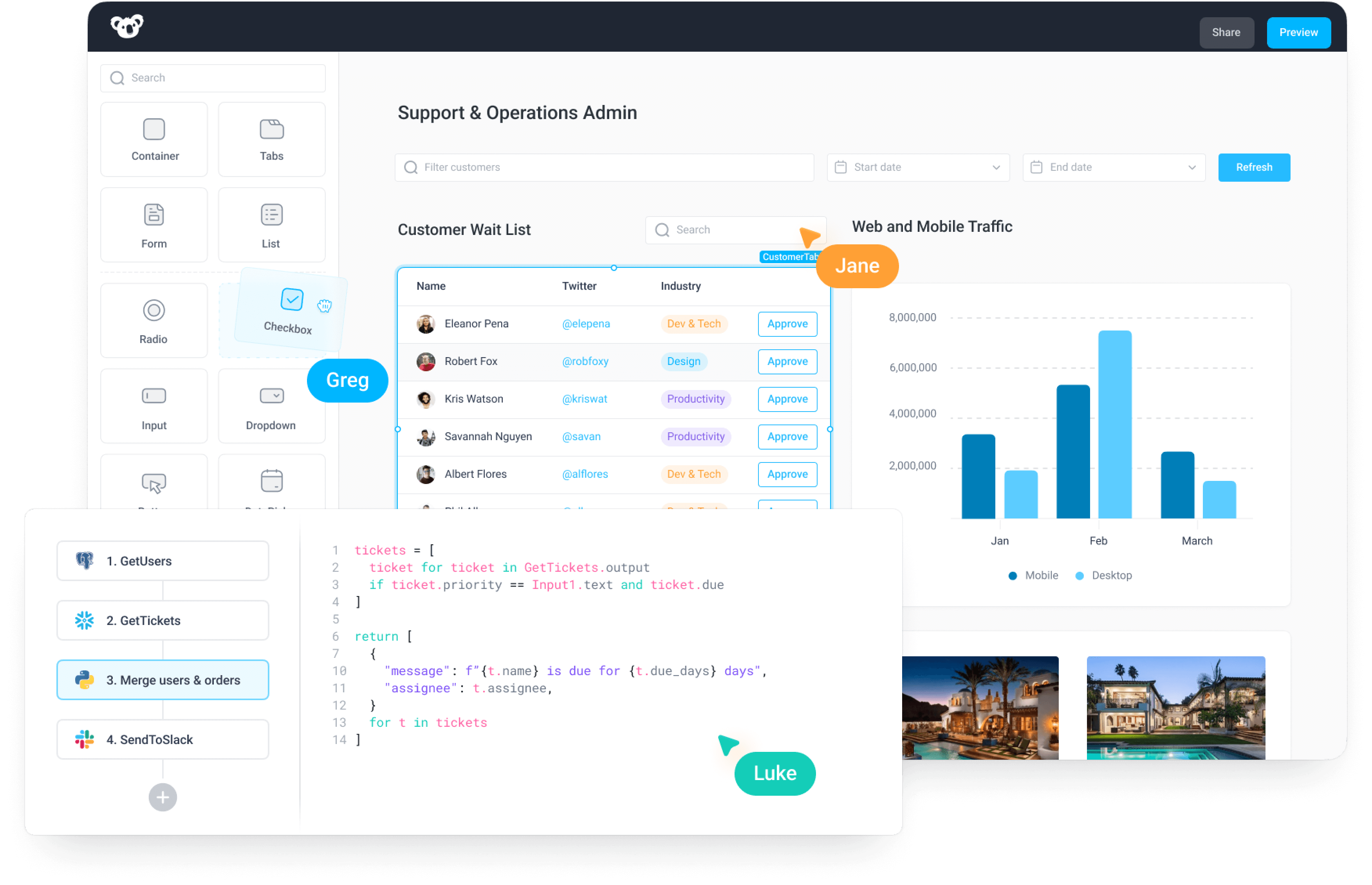 Superblocks | Save 100s of developer hours on internal tools