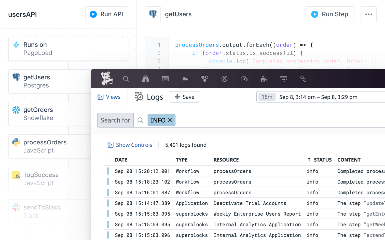 Comprehensive Observability for Internal Apps | Superblocks