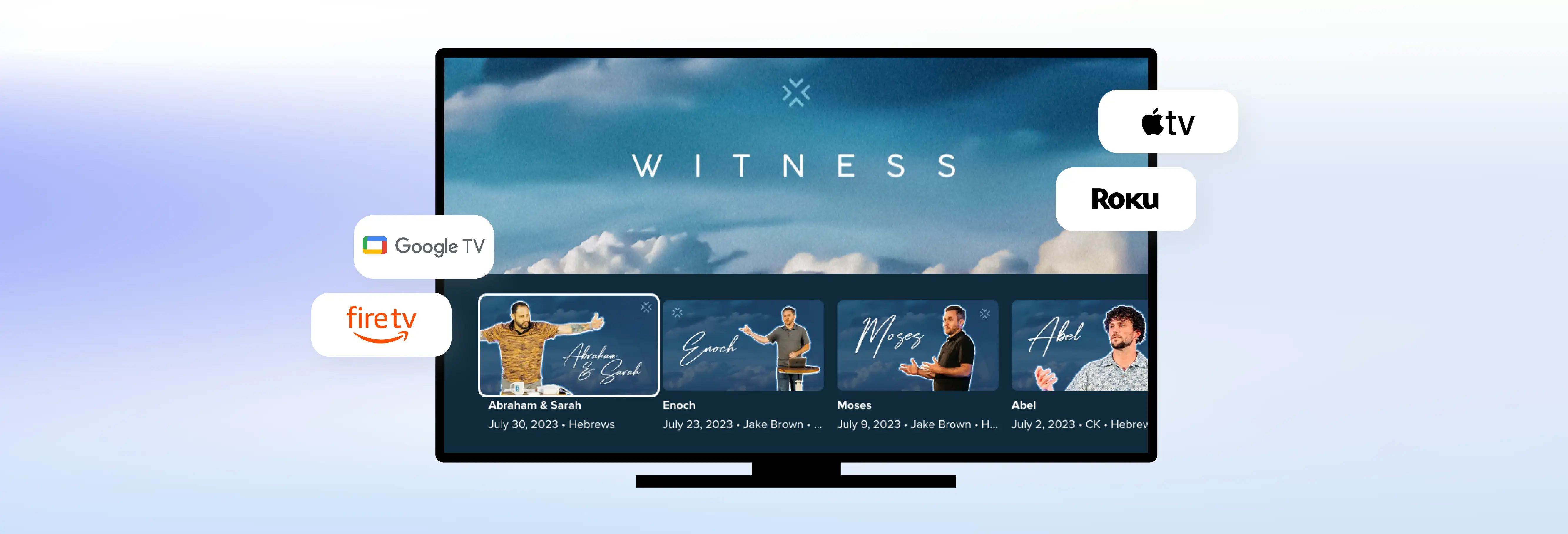 Fire TV and Google TV apps for churches