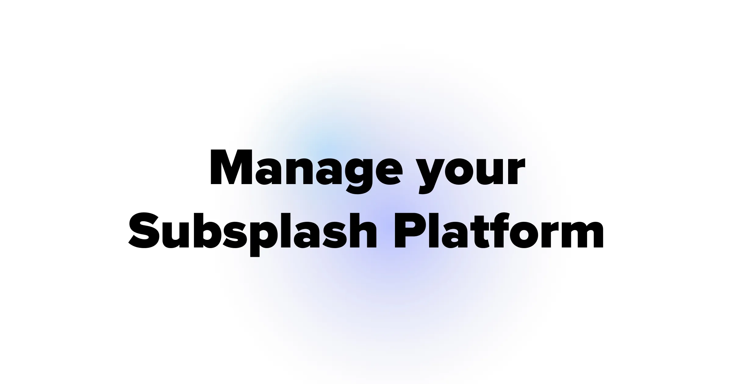 Login to Subsplash