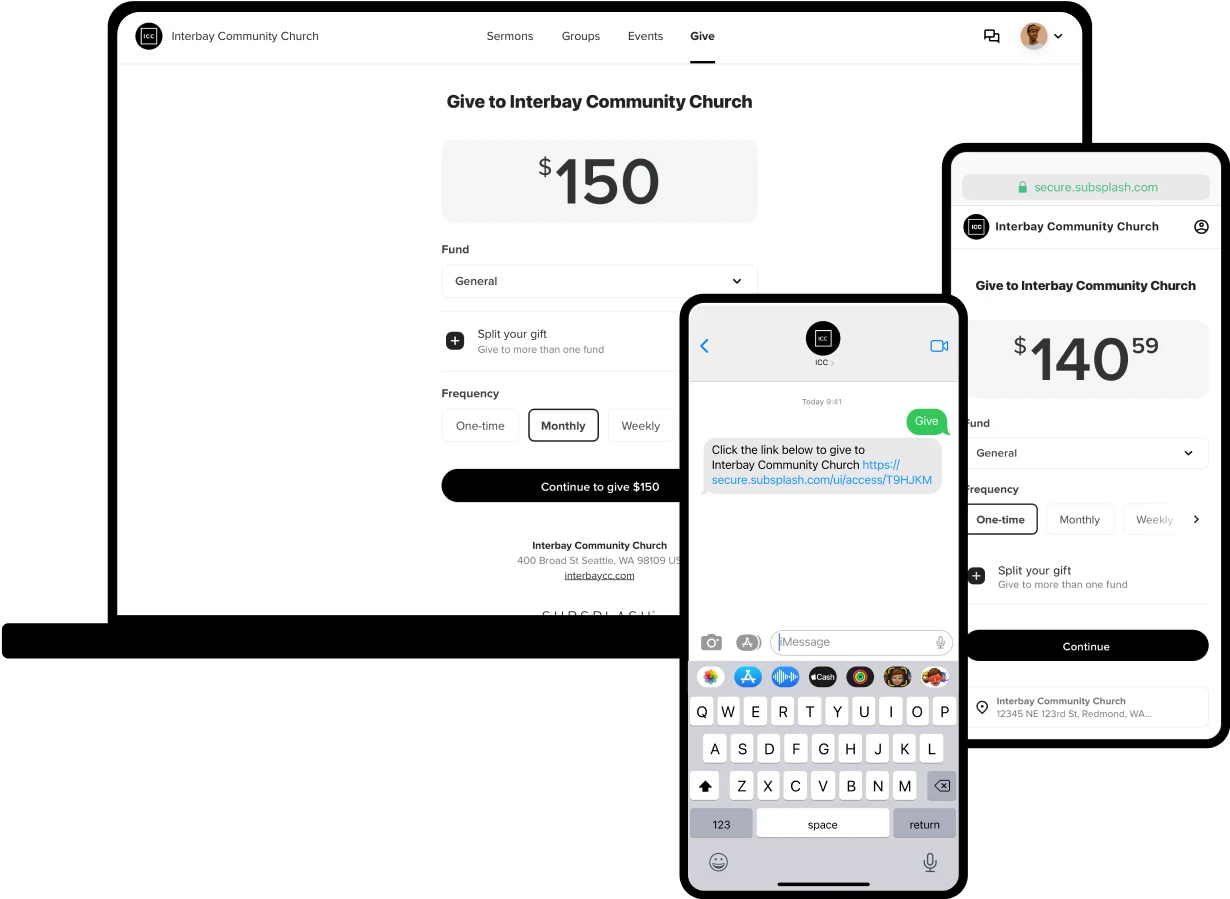 Online Giving for Churches | Subsplash Giving