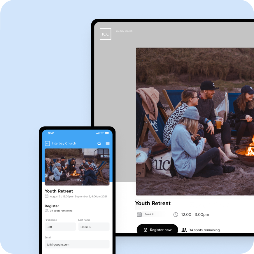 Church Event Management Software | Subsplash