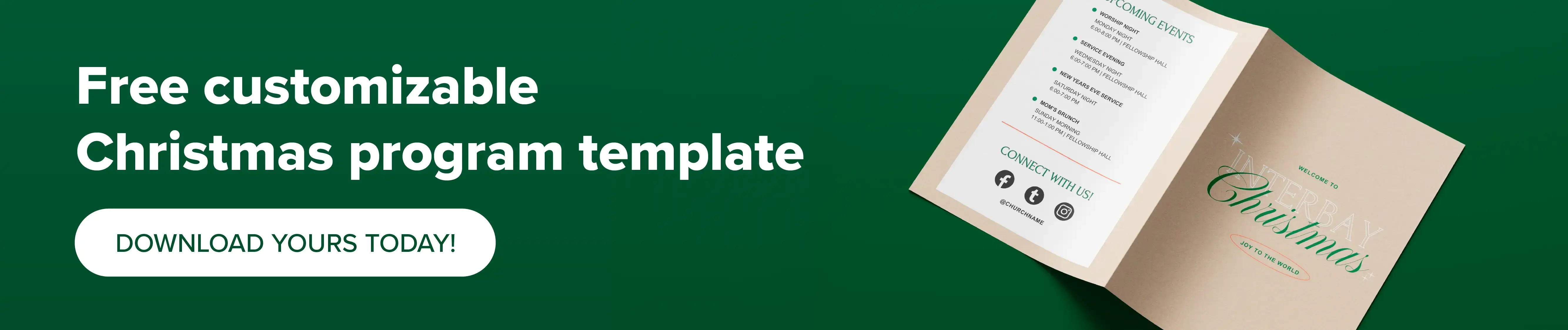 Download beautiful church Christmas programs