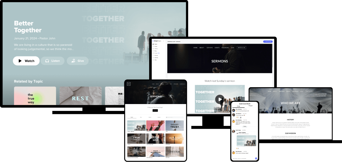 Powerful Church Website Builder | Subsplash Websites