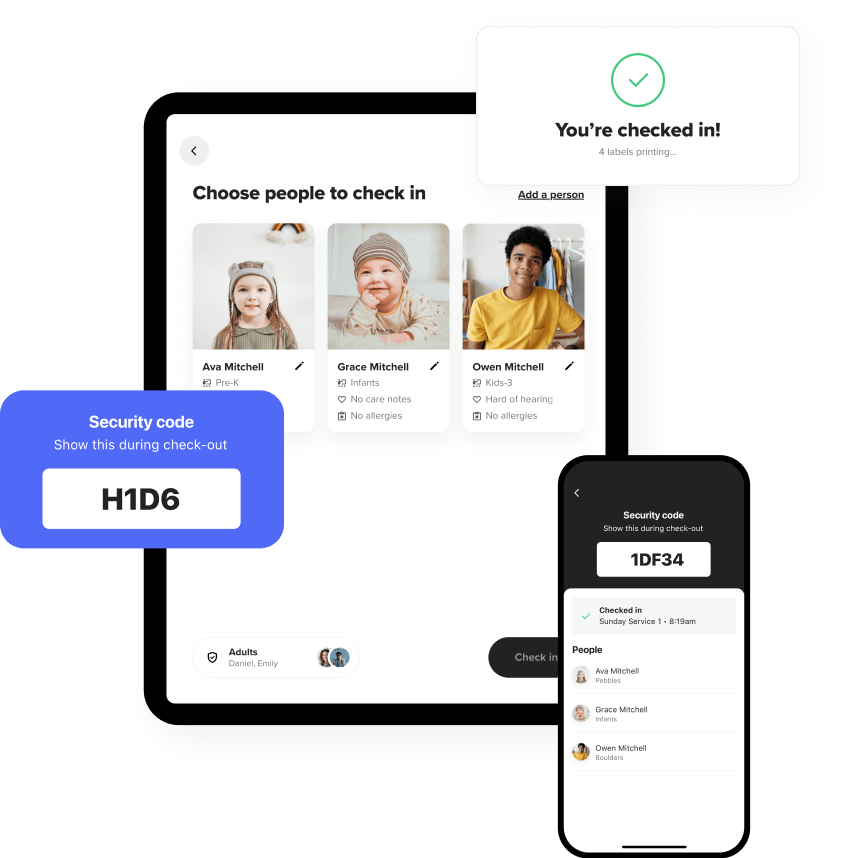 Check In | Subsplash Check In