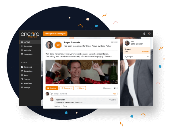 P2P social rewards and recognition platform | encorePeople