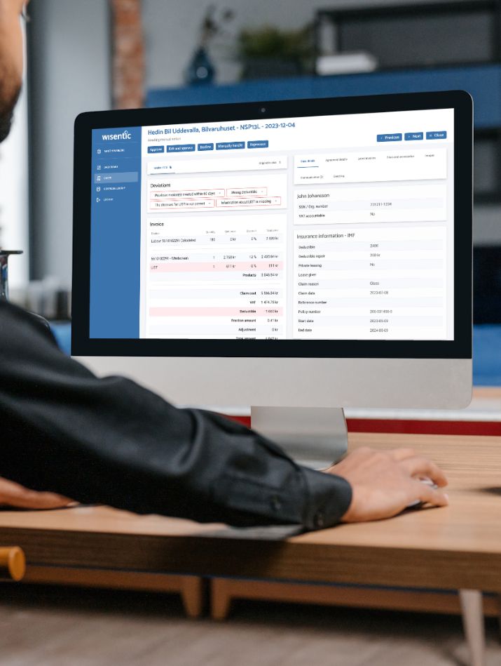 Claims Control Automation Platform – Wisentic