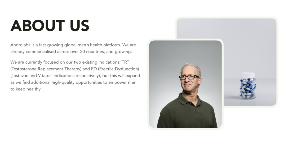 About Us | Androlabs is a fast growing global men’s health platform.