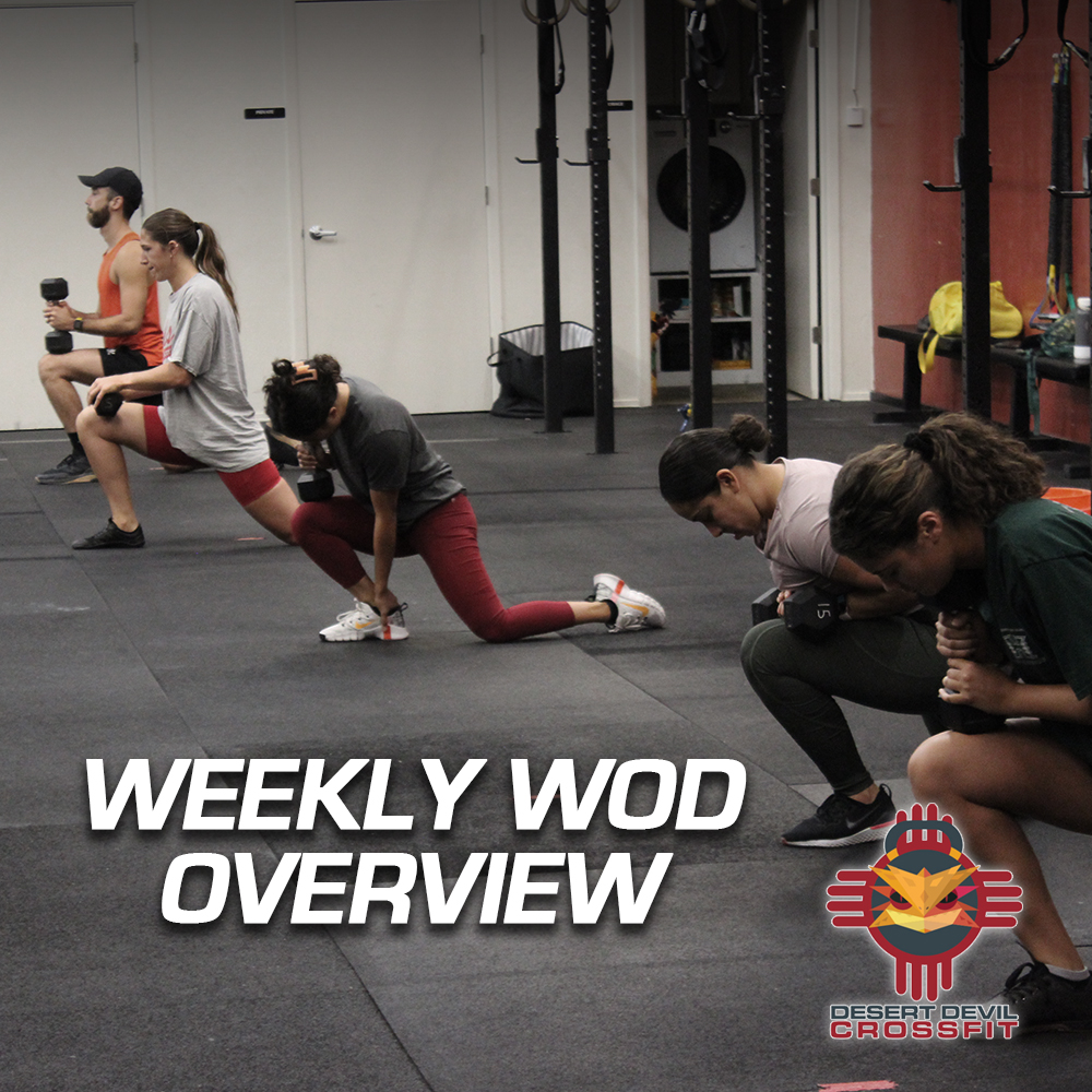 WEEKLY WOD OVERVIEW FOR NOVEMBER 7TH TO 13TH, 2022