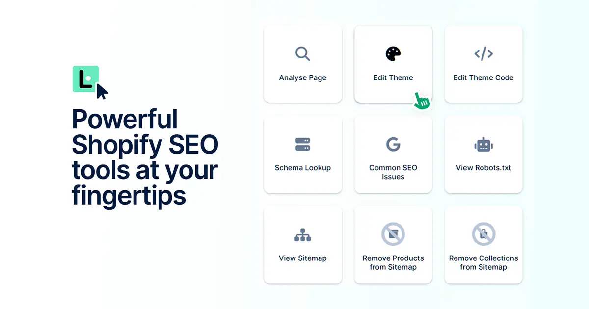 Logeix Lab - An SEO Extension Built for Shopify First