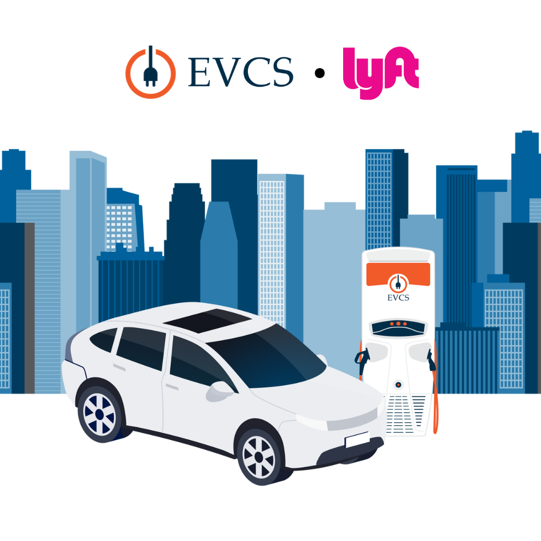 EVCS and Lyft Launch New EV Charging Program for Rideshare Drivers