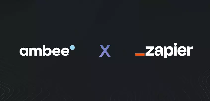 Ambee is now on Zapier - Connect Ambee’s API with your favorite marketing tool
