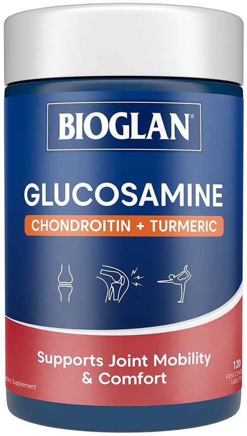 Bioglan Glucosamine Chondroitin + Turmeric 120s | Bioglan