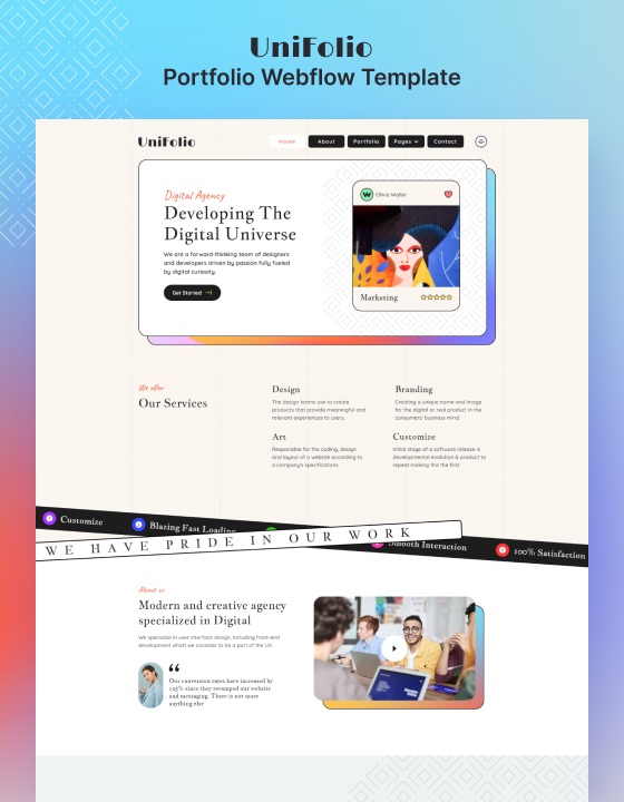 Best Portfolio Webflow Templates in 2024 | VictorFlow Templates