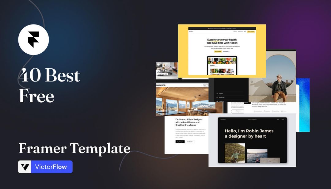 40 Best Free Framer Templates in 2024
