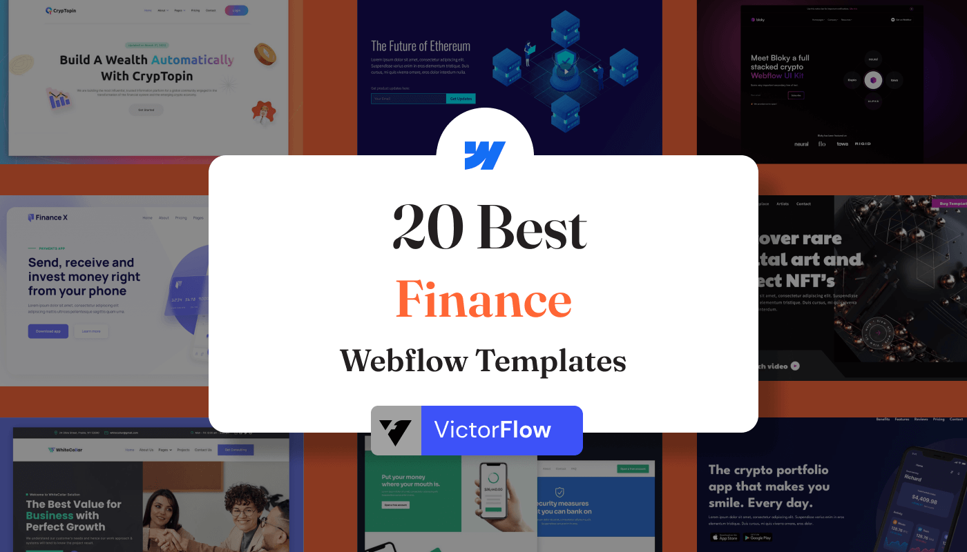 20 Best Finance Webflow Templates In 2024