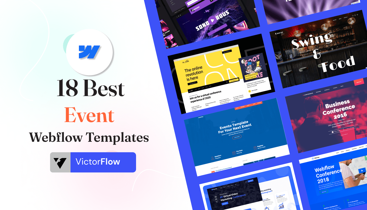 18 Best Event Webflow Templates In 2024