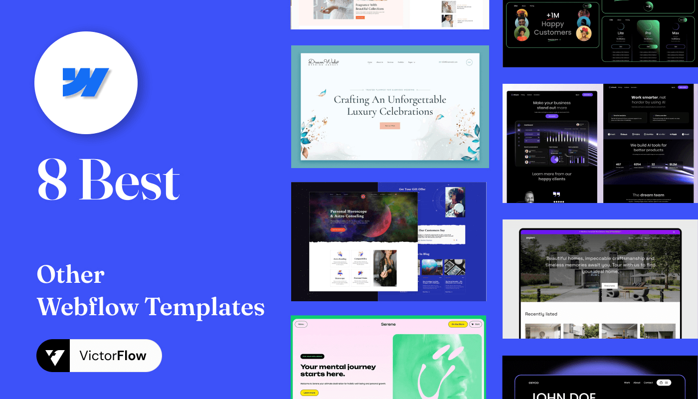 8 Best Other Webflow Templates in 2024
