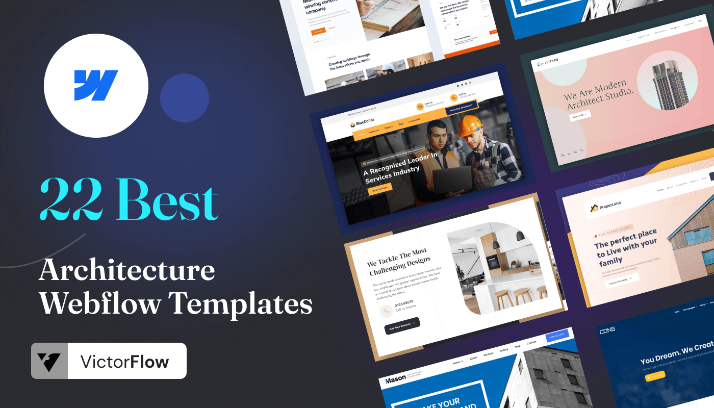 22 Best Architecture Webflow Templates In 2024