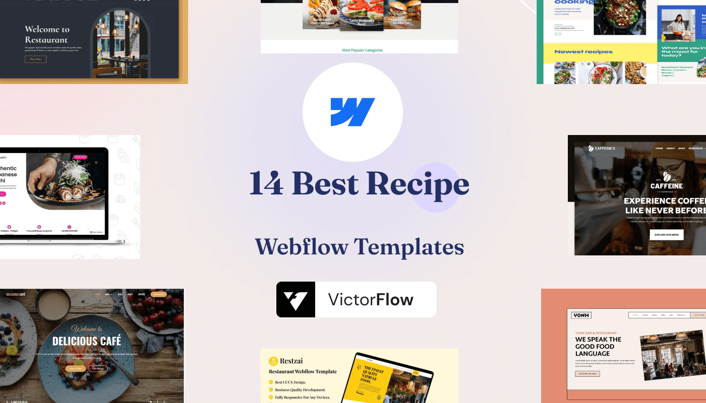 14 Best Recipe Webflow Templates In 2024