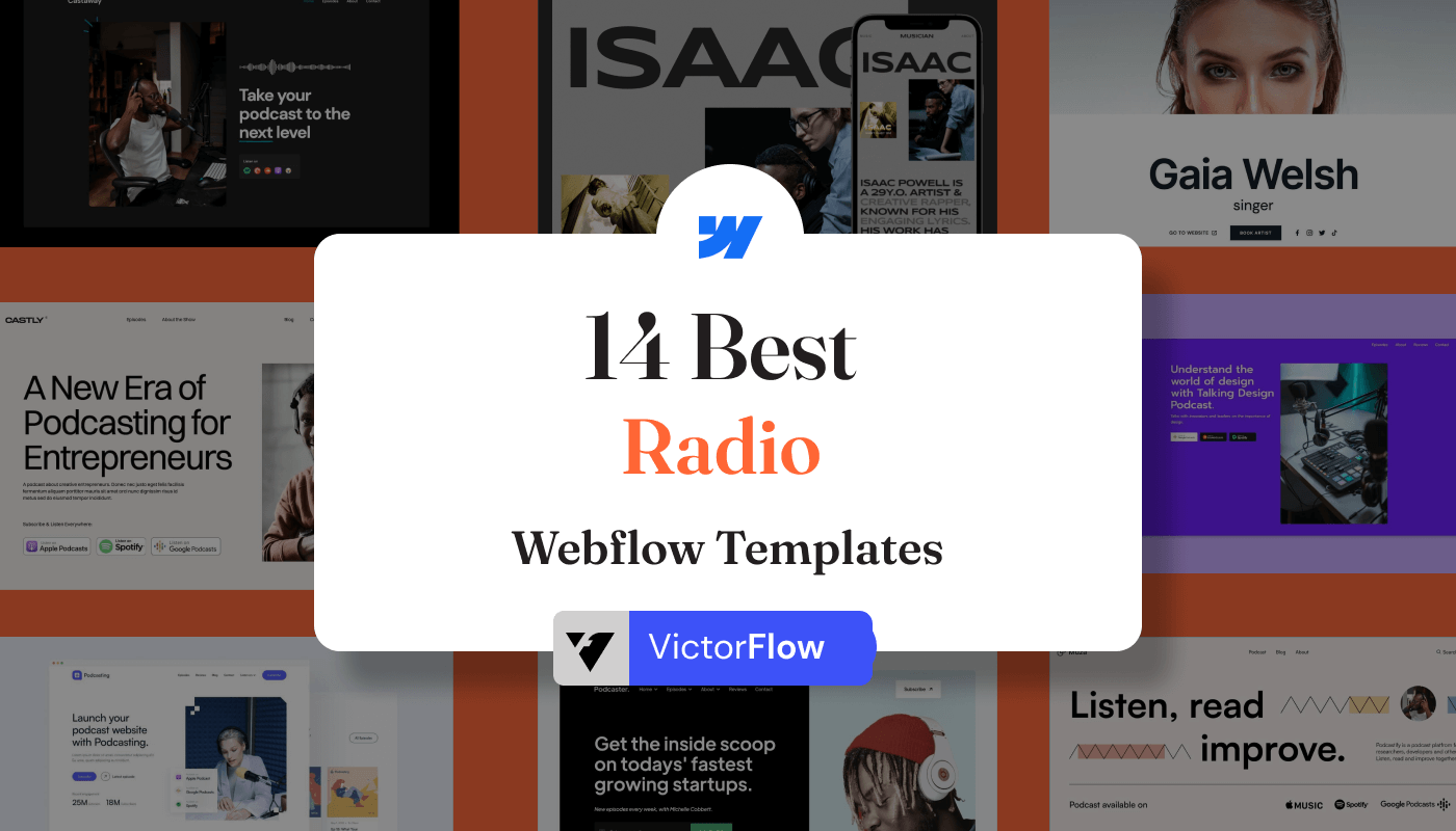 14 Best Radio Webflow Templates In 2024