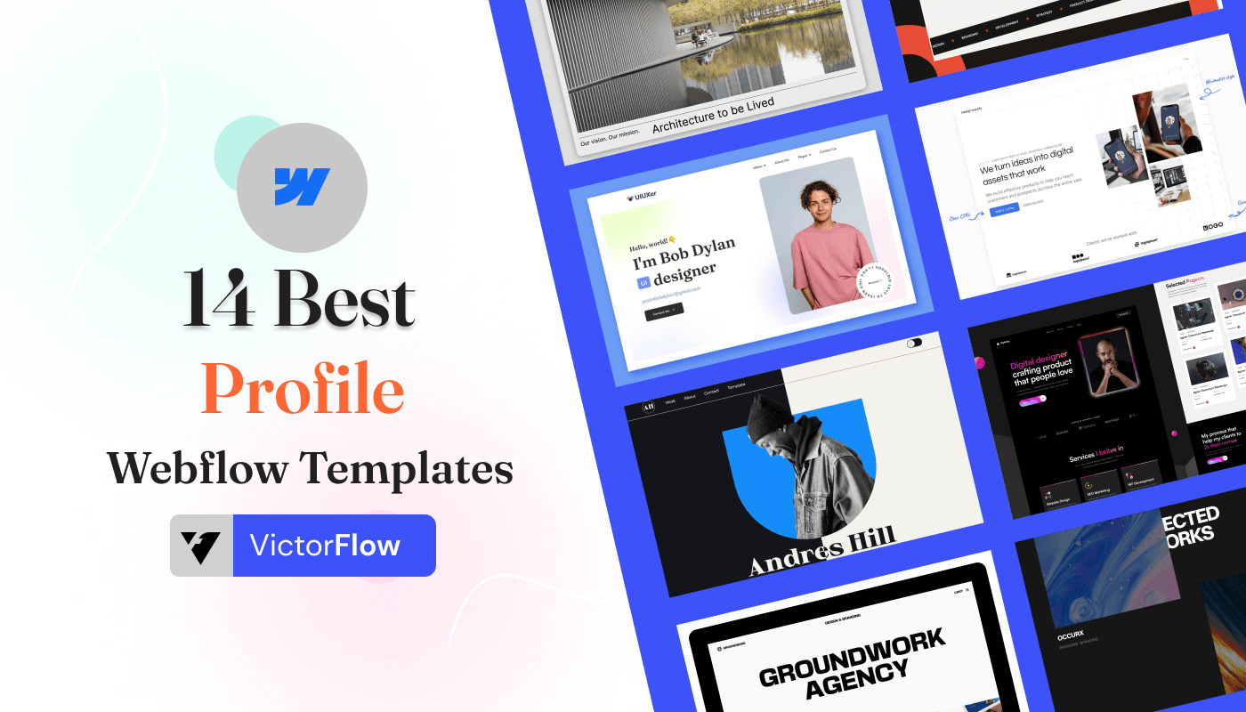 14 Best Profile Webflow Templates In 2024